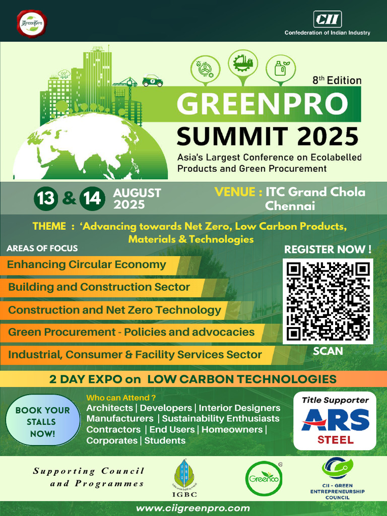 GreenPro Summit 2025 Overview | PDF | Environmental Social Science ...