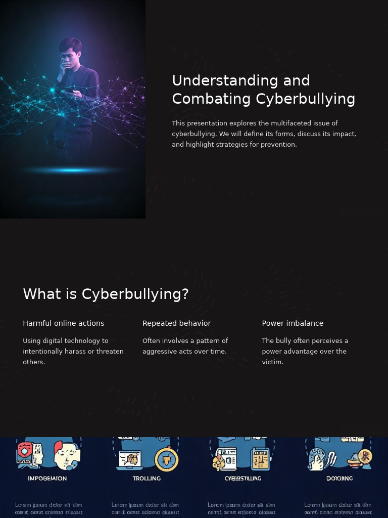 Combatting Cyberbullying: Strategies & Impact | PDF | Cyberbullying ...