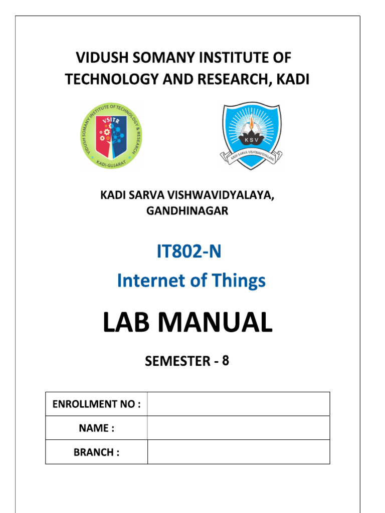 Iot Lab Manual (2) Merged | PDF | Arduino | Anode