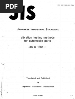 Jis D 1601-1995 | PDF | Frequency | Resonance