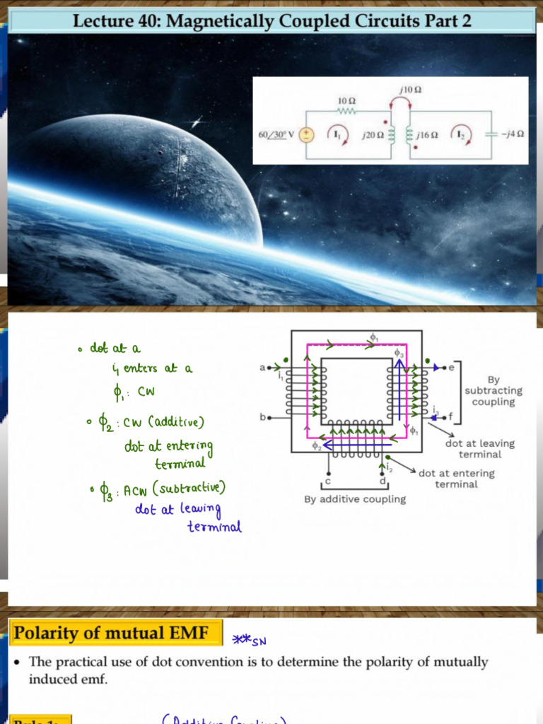 Magnetically Coupled Circuits Part 2 | PDF