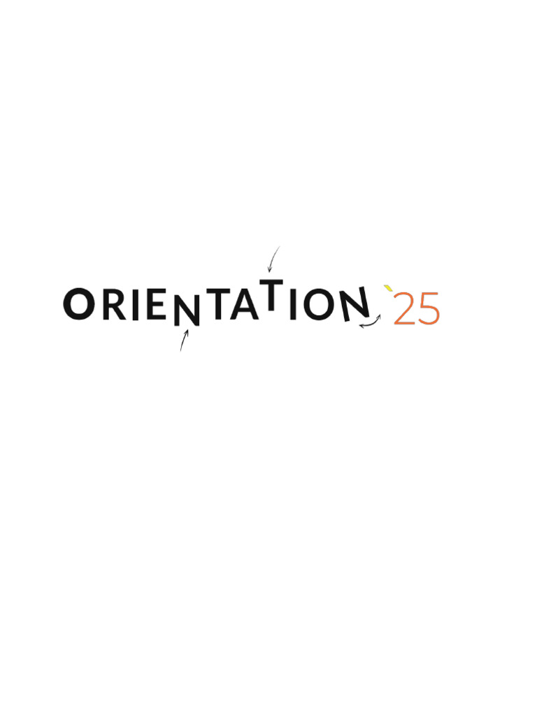 UG Orientation Schedule 2025 | PDF