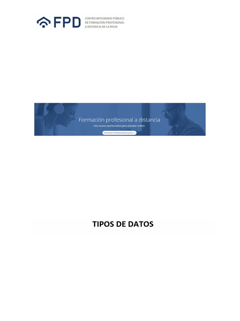 Tipos de Datos | PDF