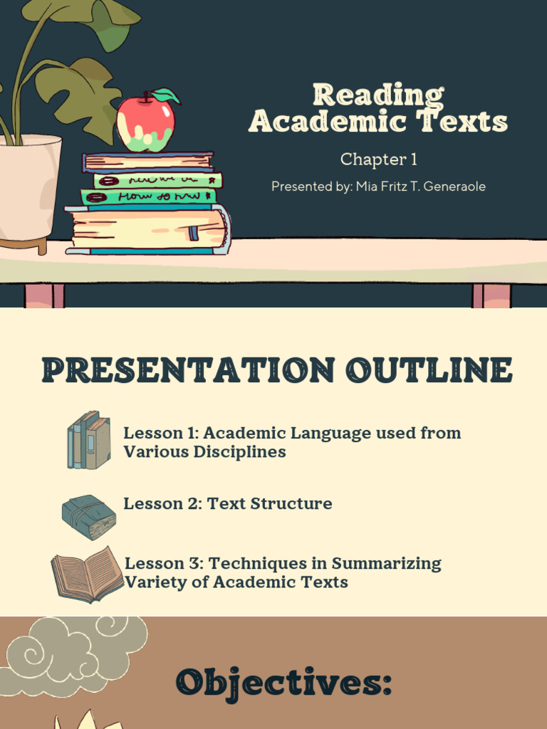 Understanding Academic Texts and Language | PDF