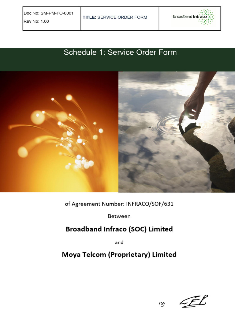 MSA - Schedule 1 SOF0631 Copy 2 | PDF | Receipt