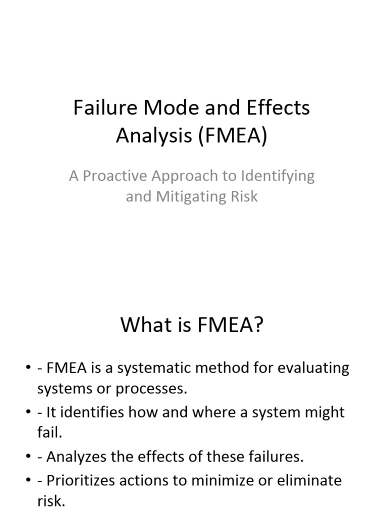 Fmea Analysis Lec 3 Cont. | PDF | Systems Engineering | Computing