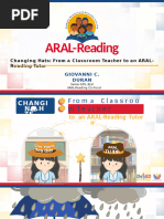 Aral Program Plan S.Y 2025-2026 | PDF | Behavior Modification | Learning