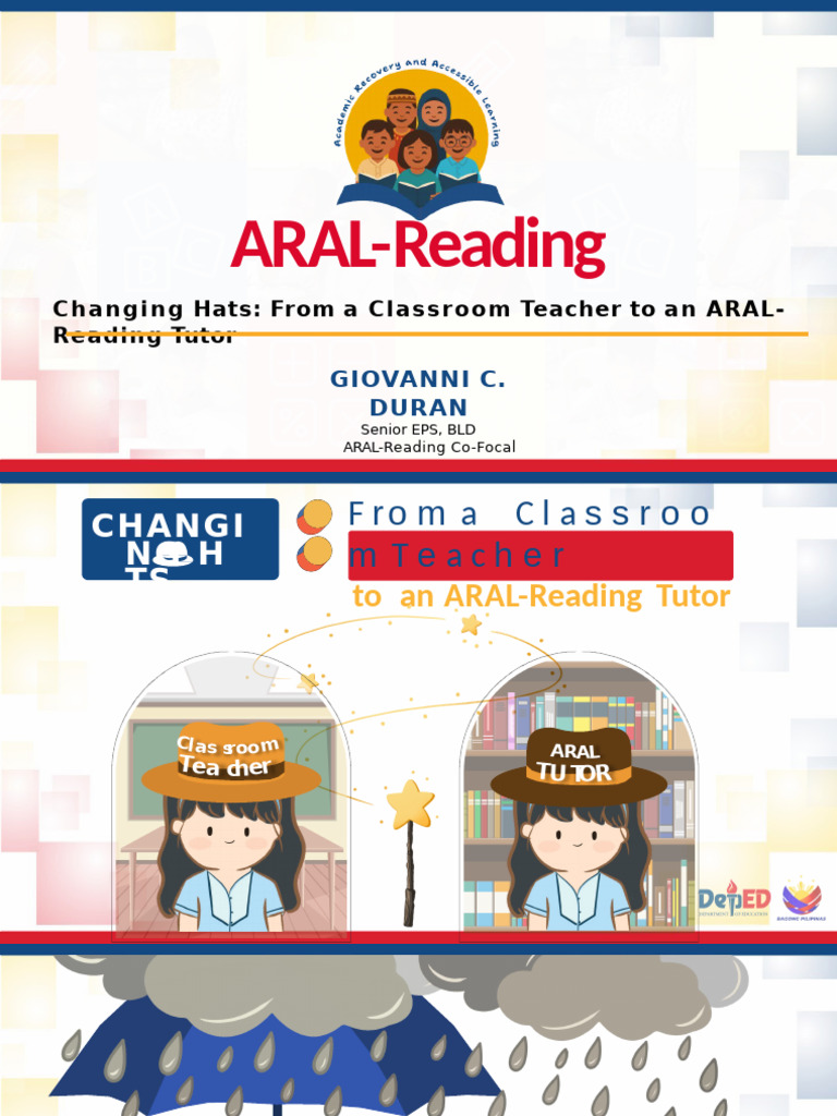 Transitioning to ARAL-Reading Tutor | PDF | Teachers | Learning