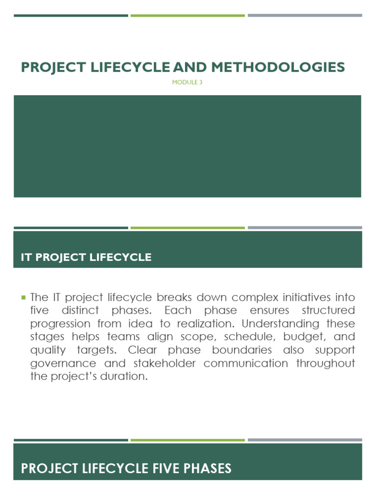 Module 3 Project Lifecycle and Methodologies | PDF | Agile Software Development | Scrum ...