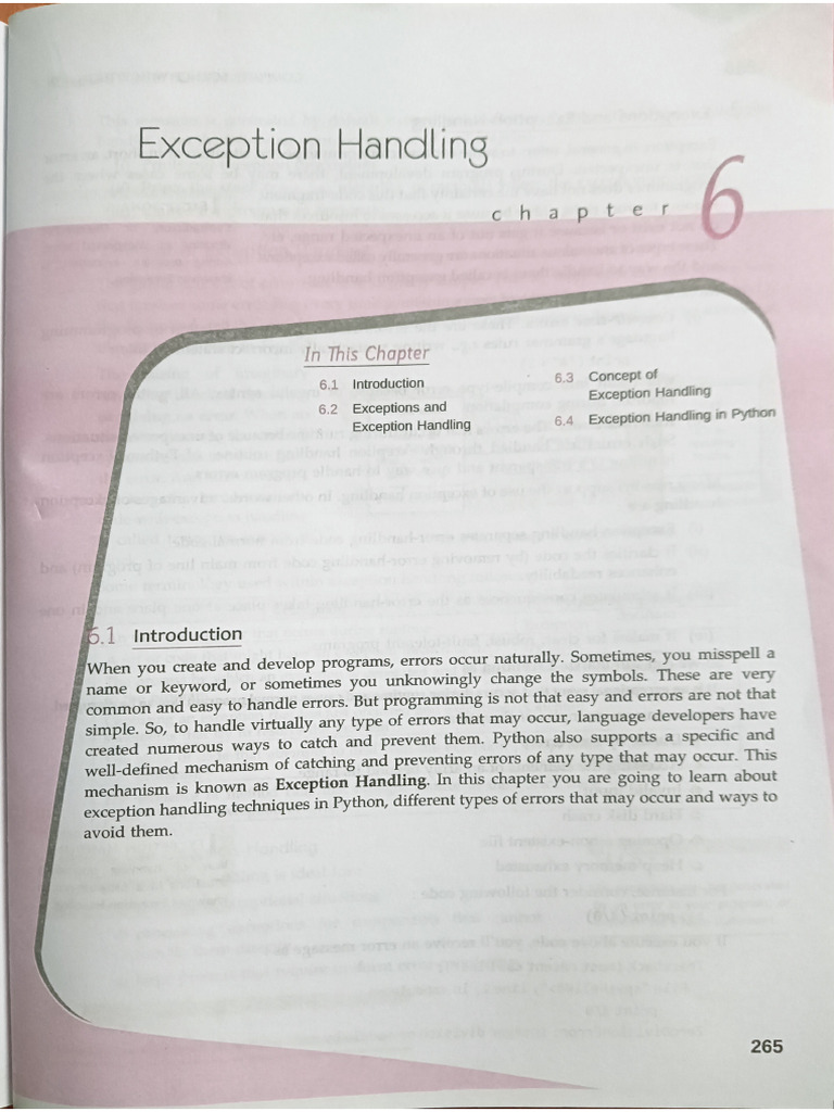 Exception Handling | PDF