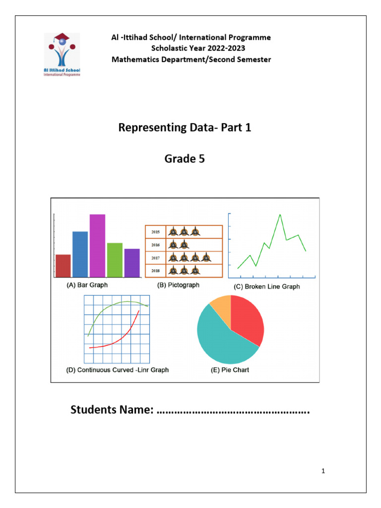 Grade 5 Data Representation Guide | PDF