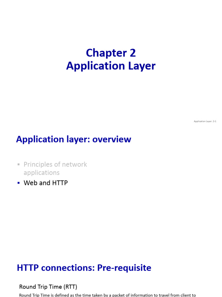 L3 Application Layer HTTP Connections and Cookies | PDF | Http Cookie ...