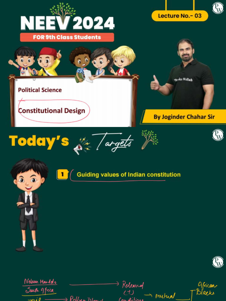 Political Science - Constitutional Design 03 - Class Notes - (Neev 2024 ...