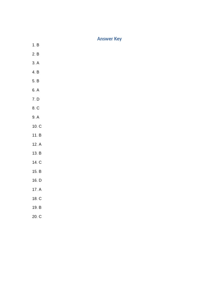 Informational Text Answer Key | PDF