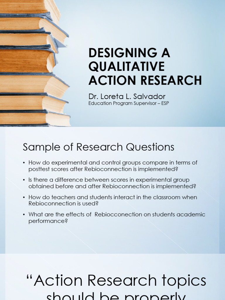 Designing Qualitative Action Research | PDF | Qualitative Research ...