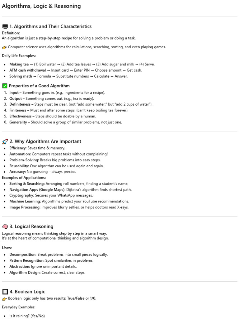 Topics 1b | PDF | Algorithms | Logic