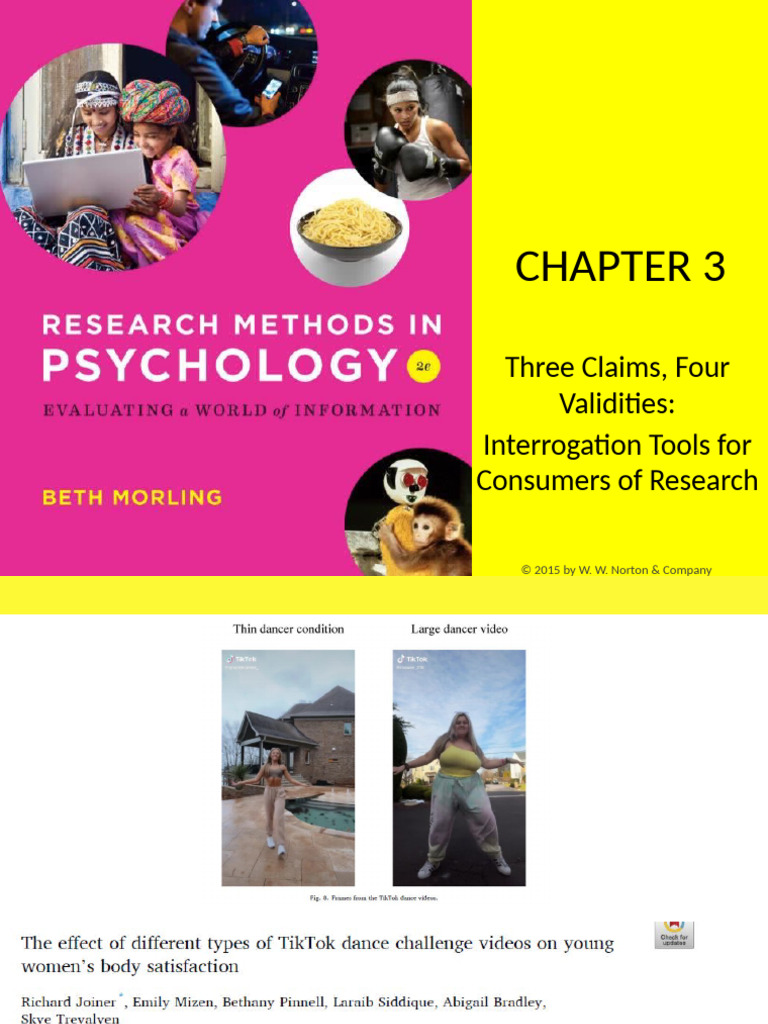 Chapter 03 - Student Version | PDF | Validity (Statistics) | Causality