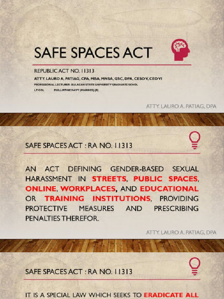 Safe Spaces Act | PDF