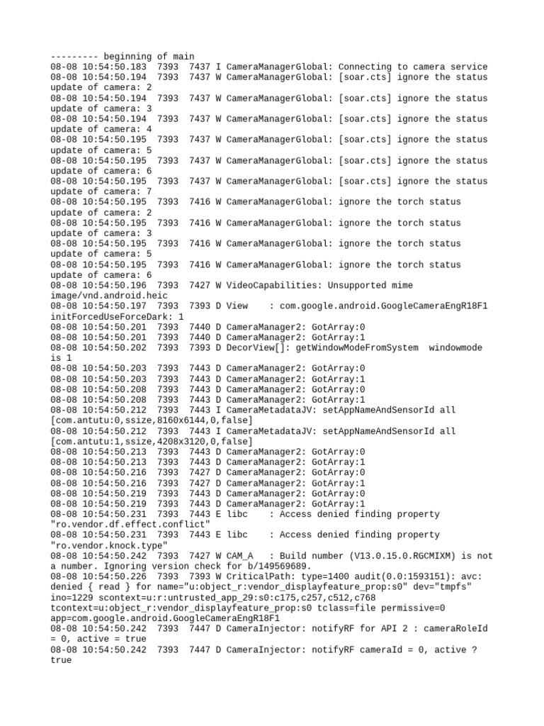 Log Cat 1754627090118 | PDF | Computer Engineering | Computer Architecture