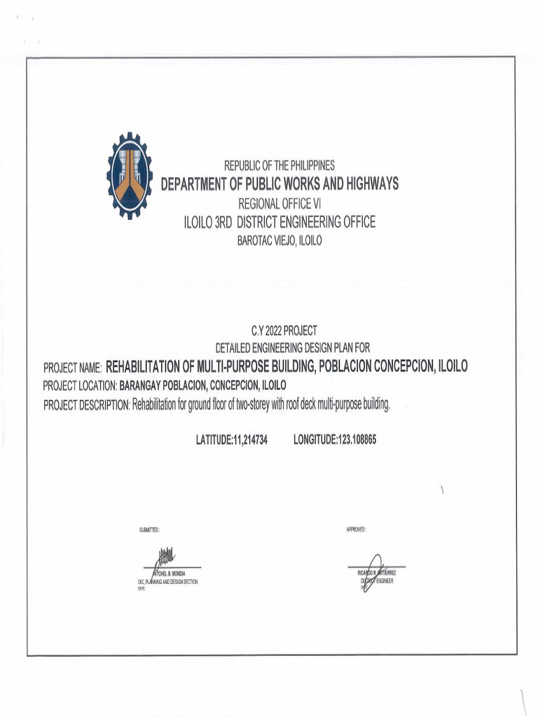 Plan 22gh0088 1 DPWH Website | PDF