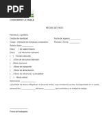 Recibo de Entrega de Cheque Modelo | PDF