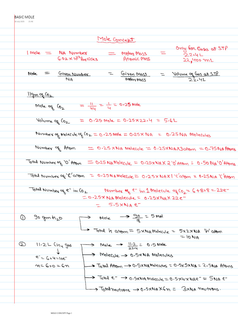 Basic Mole | PDF
