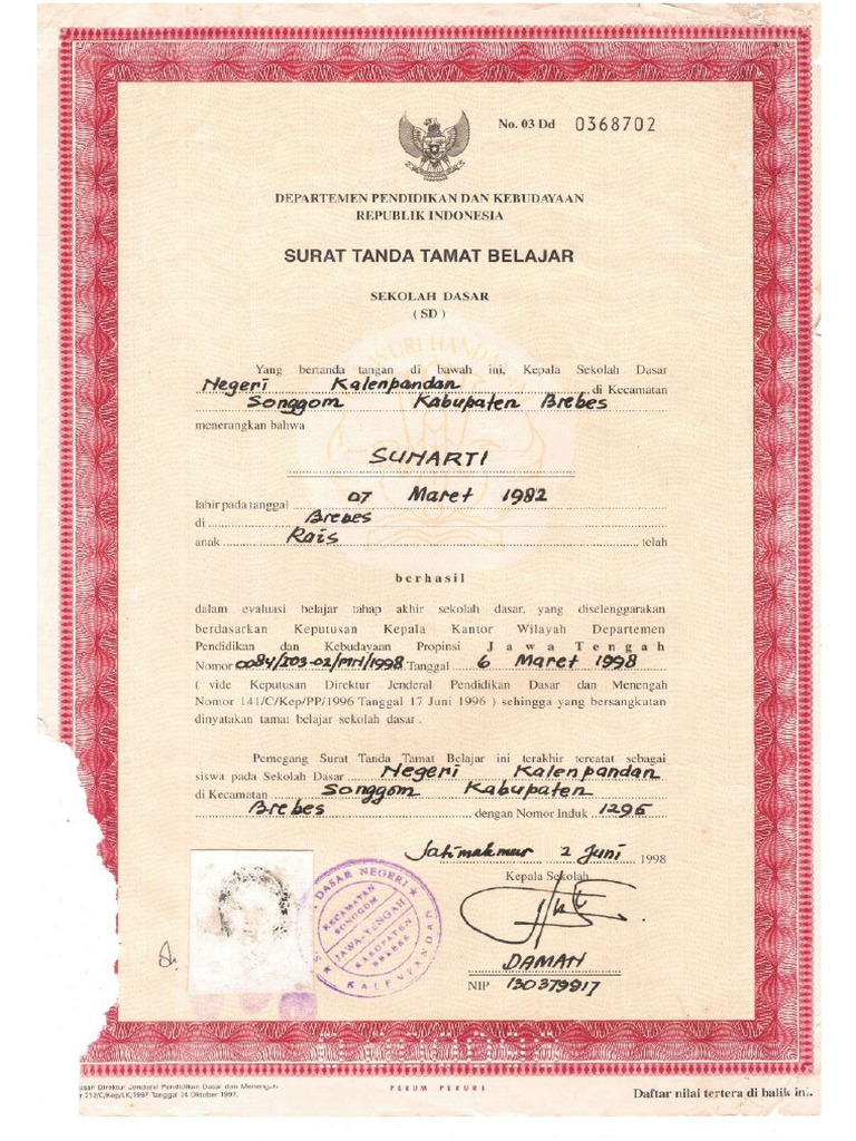 File Sunarti Ijazah | PDF