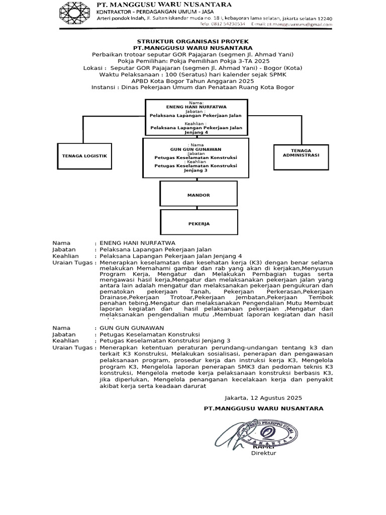 STRUKTUR PROYEK | PDF