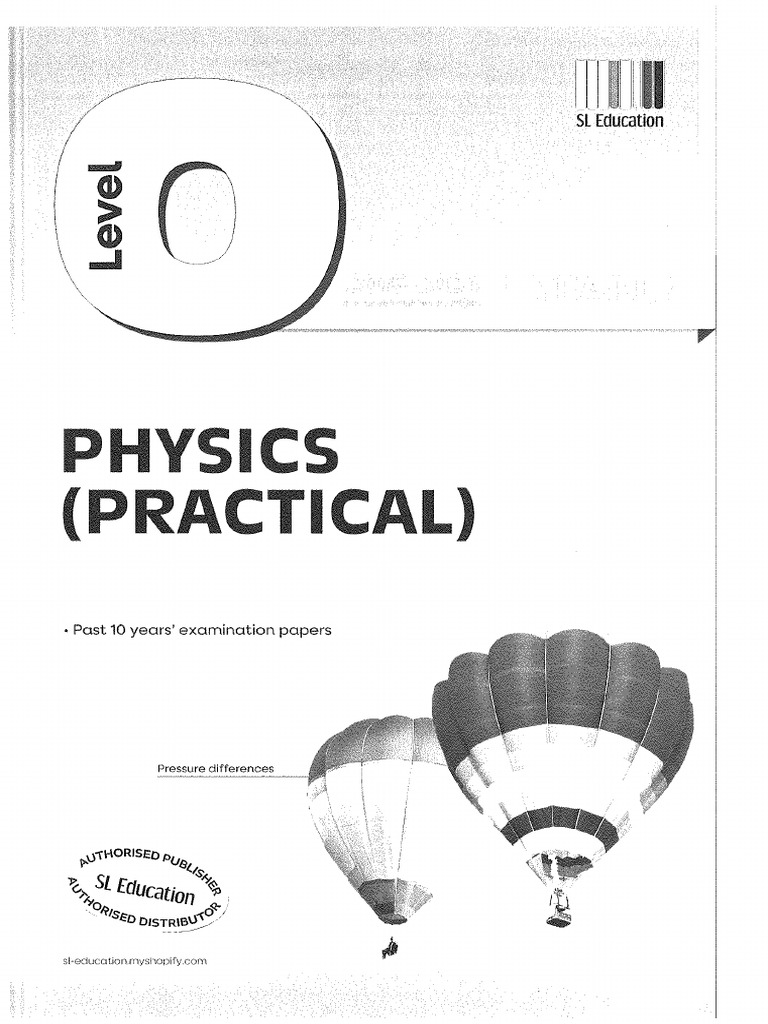 O Level Physics Practical TYS 2015 - 2024 | PDF