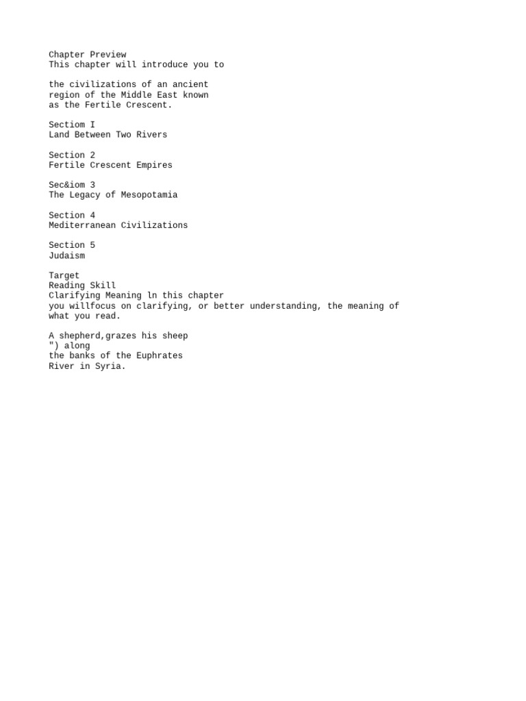 Ancient Civilizations of the Fertile Crescent | PDF | Babylonia | Sumer