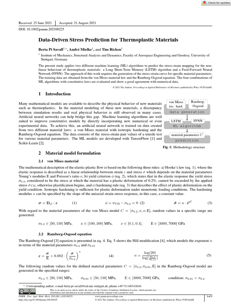 3 Data Driven Stress Prediction | PDF | Young's Modulus | Elasticity (Physics)