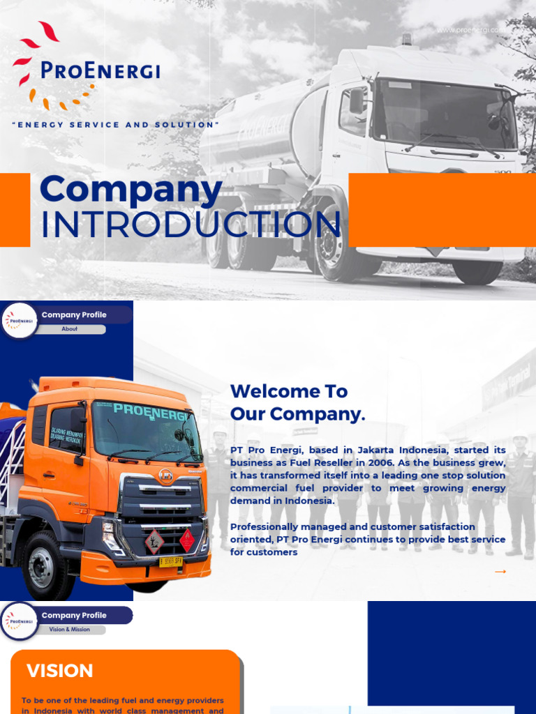 PT Pro Energi: Fuel & Energy Solutions | PDF | Business | Economies