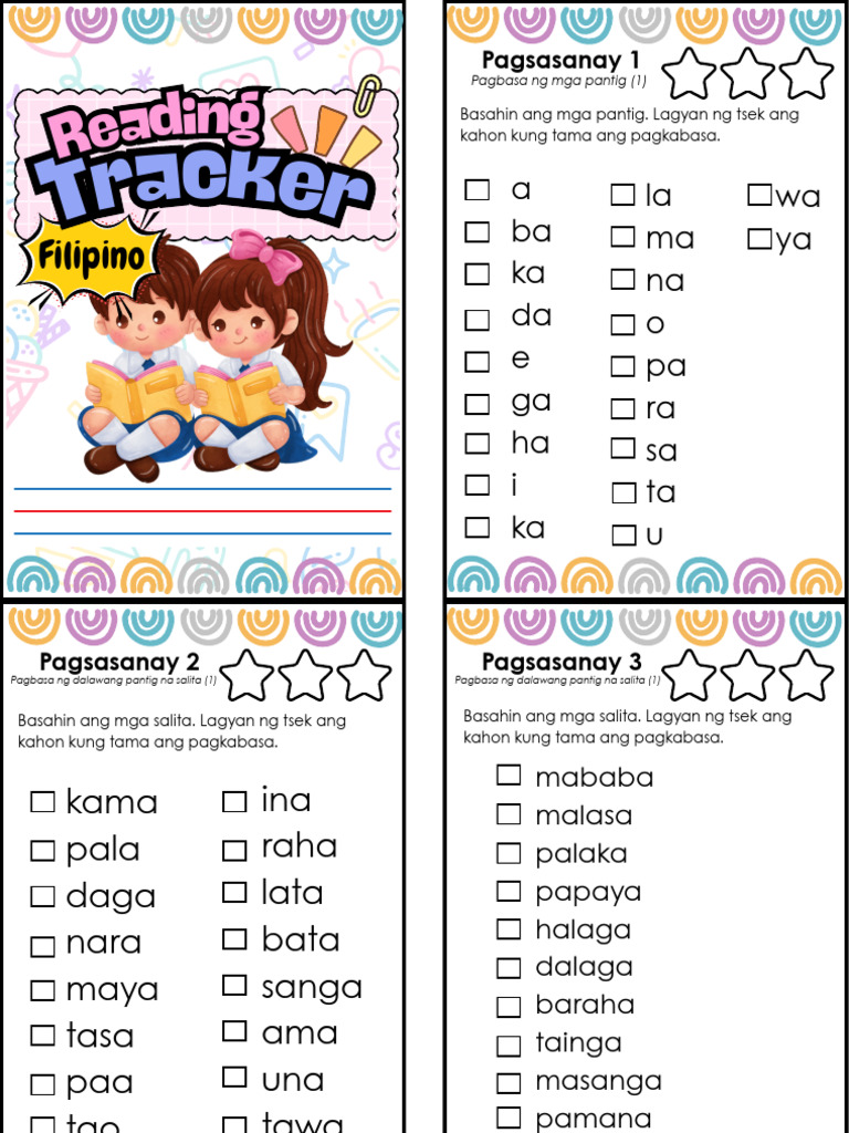 Reading Tracker Filipino | PDF