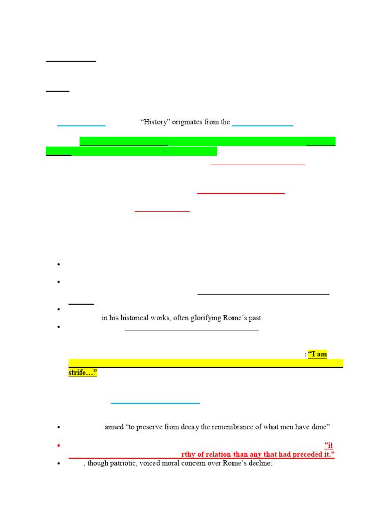 MHI 103 - Historiography and Research Methods | PDF | Positivism ...
