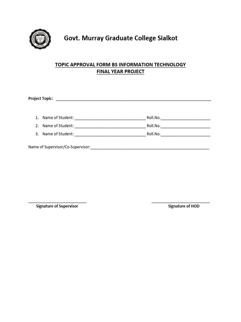 Totpic Approval Form | PDF