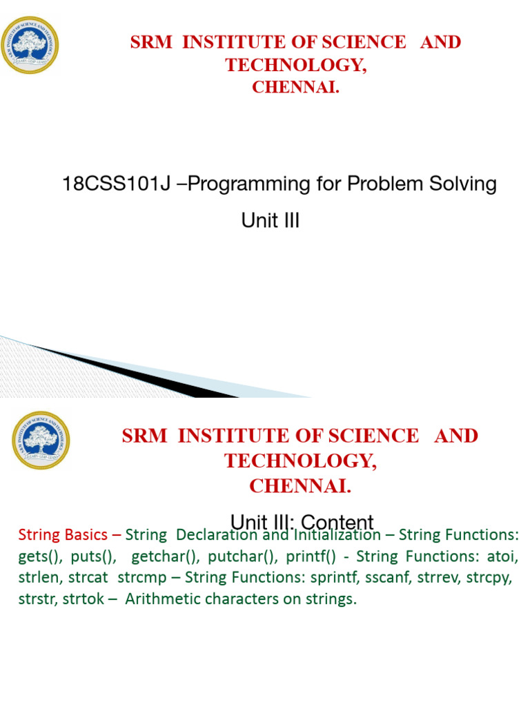 PPS Unit 3 Notes | PDF | Parameter (Computer Programming) | Pointer ...