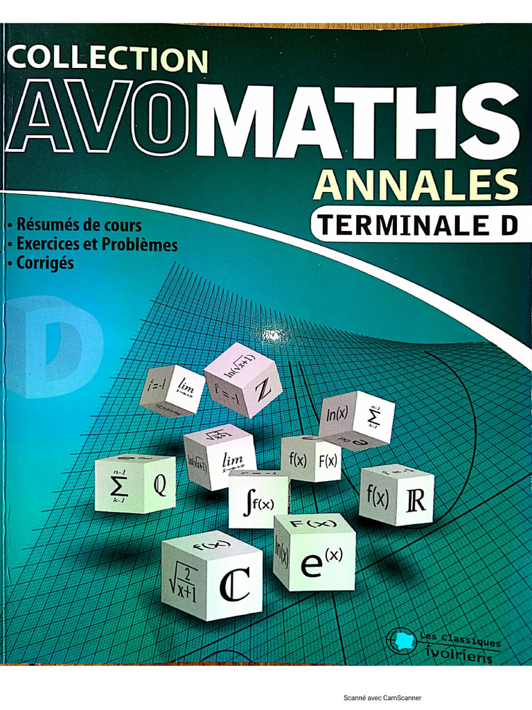 AVOMATH Annale Maths Tle D | PDF