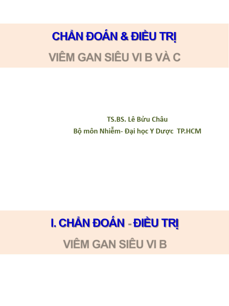 Chan doan dieu tri VGSV B&C- 2023 | PDF