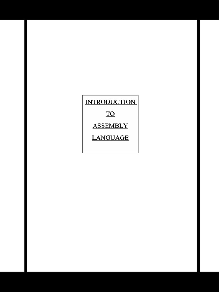 What Is Assembly Language (NOTES) | PDF | Assembly Language | Control Flow