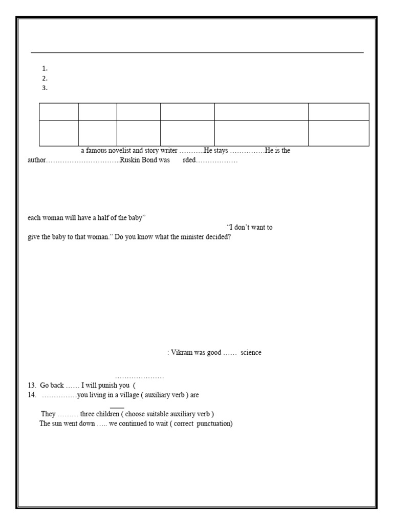 10th STD SL English Pre Test Question Paper 2024-25 | PDF | Linguistics ...