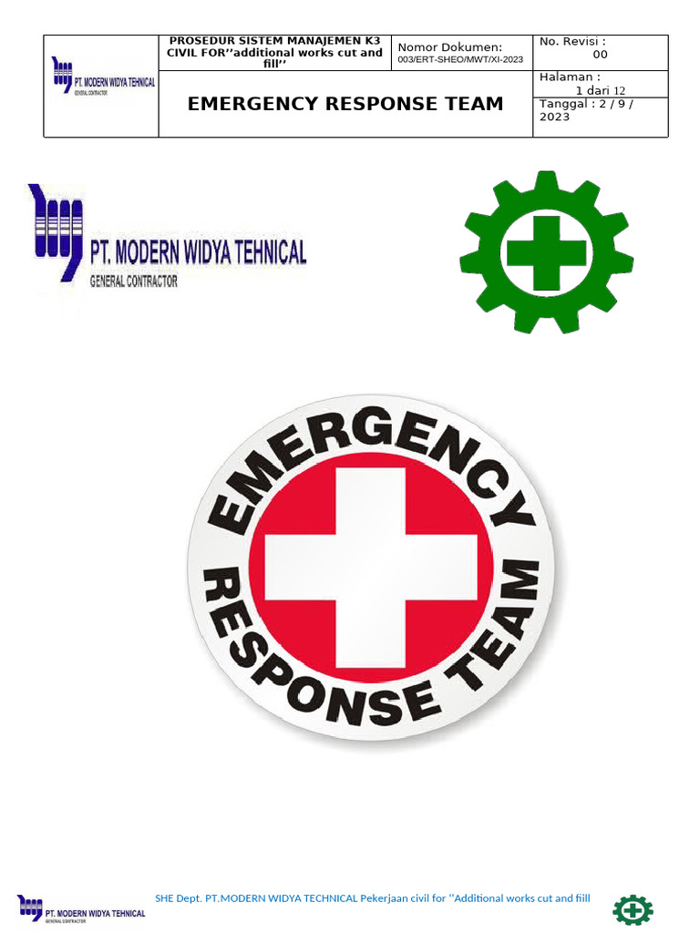 Emergency Respon Plan_NRC 1 | PDF