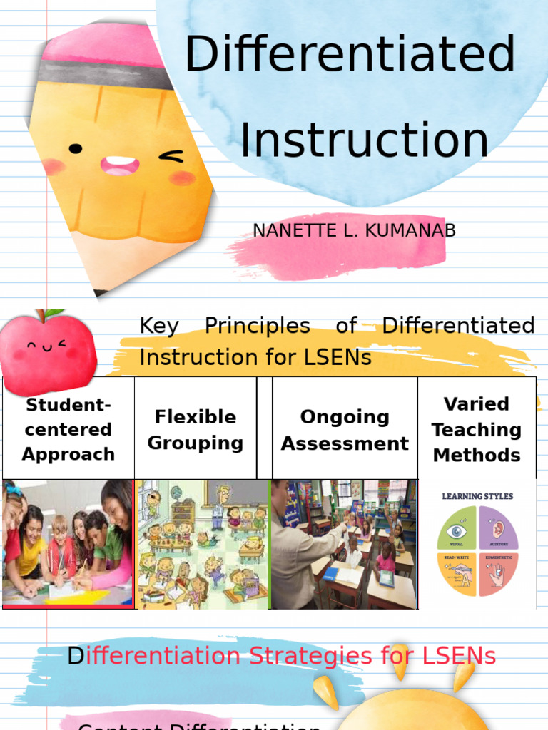 Differentiated Instruction For Lsens Pdf