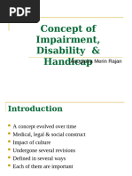 Distinctions: Disability, Impairment, Handicap | PDF | Disability ...