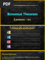 Important PYQs - Binomial Theorem | PDF | Mathematics Of Computing | Numerical Analysis
