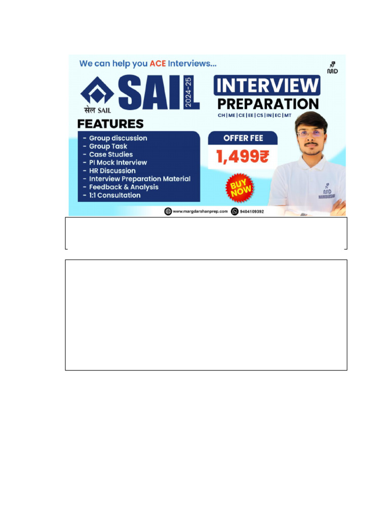 SAIL | PDF | Steel | Steel Mill