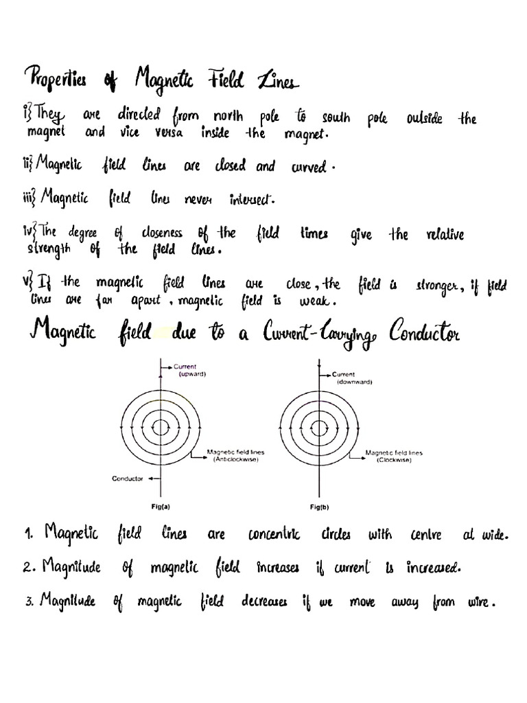 Magnetic Field Lines | PDF