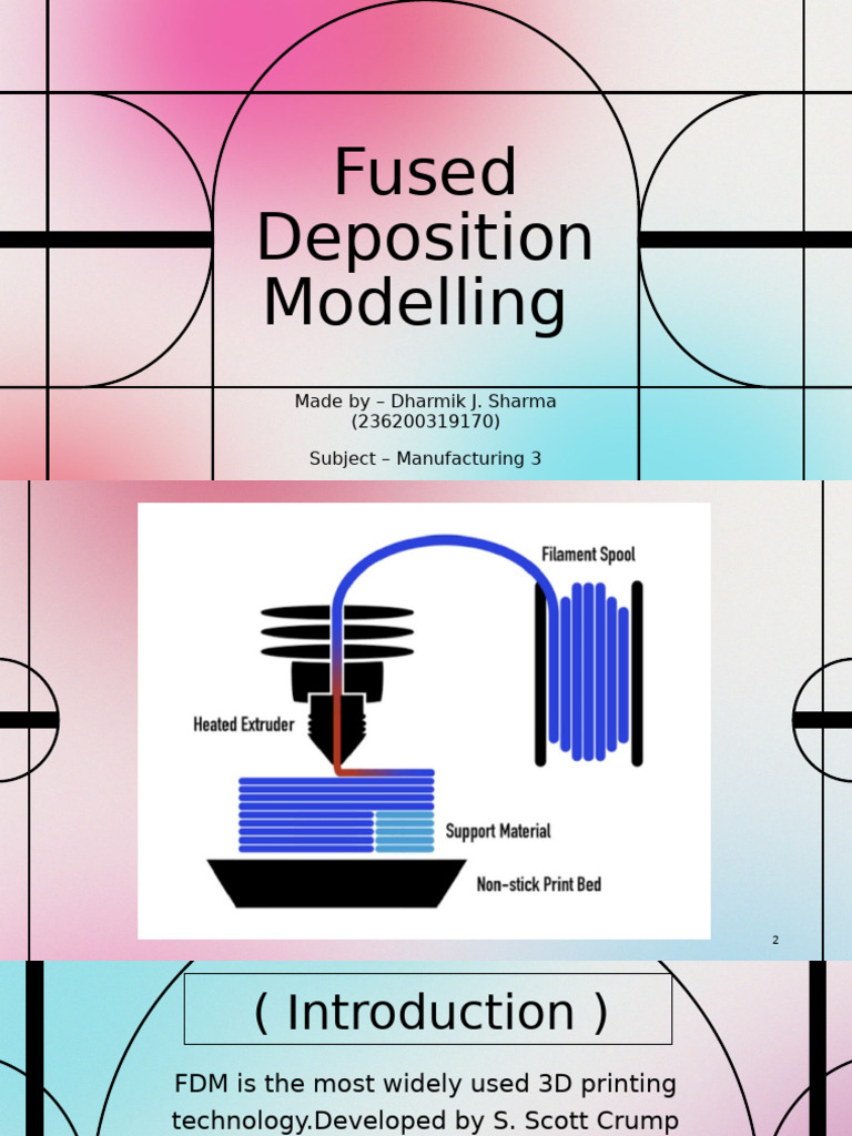 Overview of Fused Deposition Modelling | PDF | Secondary Sector Of The ...