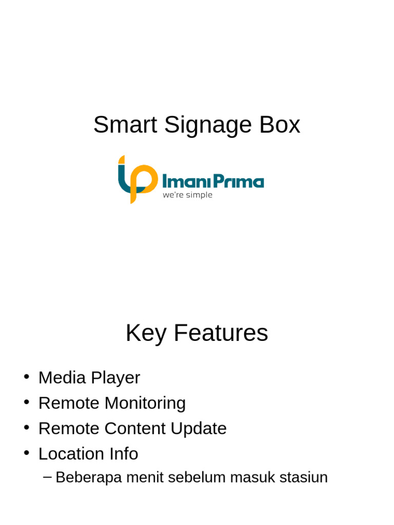 Smart Signage Box | PDF