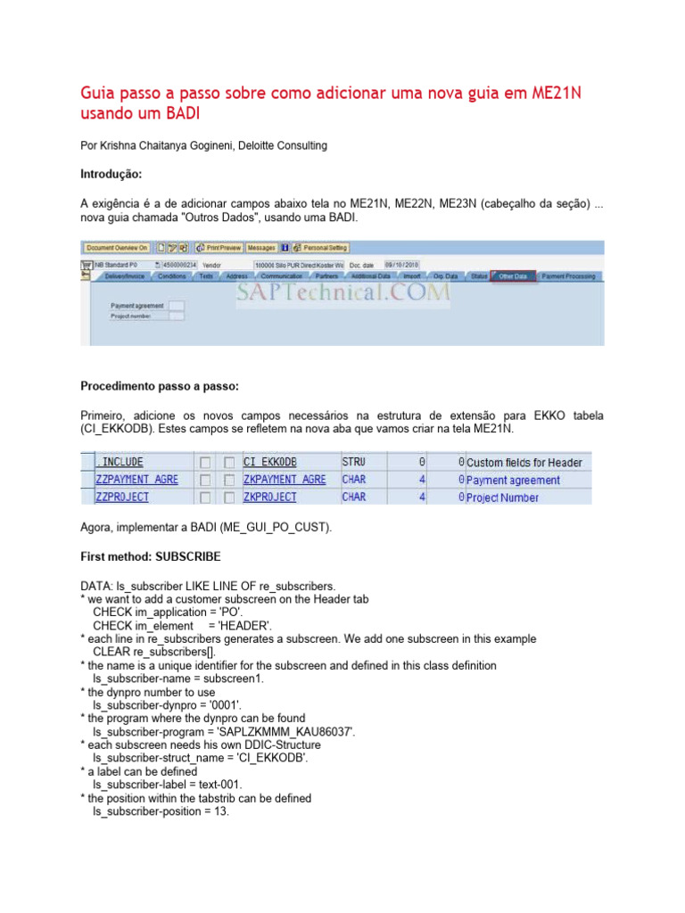 617831246-Guia-passo-a-passo-sobre-como-adicionar-uma-nova-guia-em-ME21N-usando-um-BADI | PDF