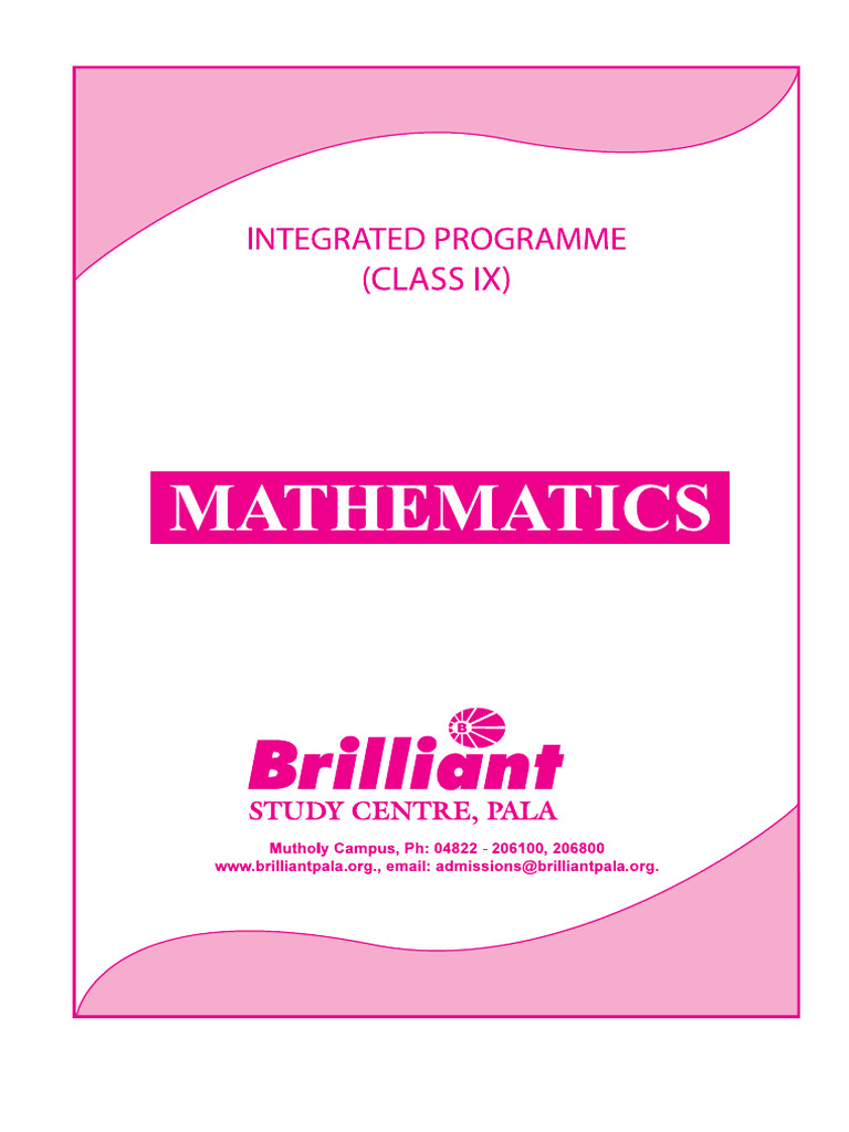Class IX - Mathematics-5 | PDF